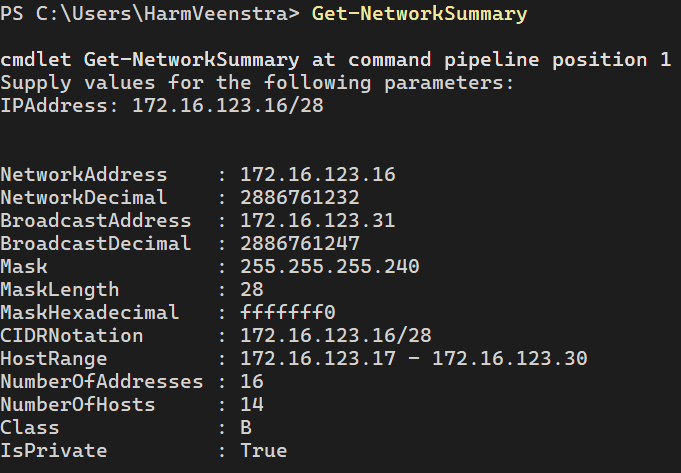 PowerShell is fun :)Using the Indented.Net.IP PowerShell module for ...
