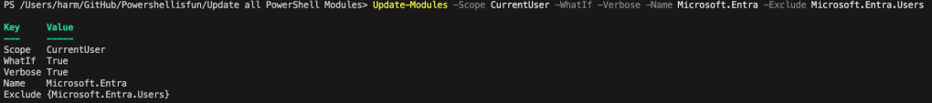 PowerShell is fun :)Using PSBoundParameters or IsPresent when checking ...